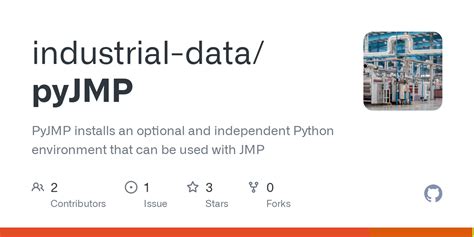 Github Industrial Data Pyjmp Pyjmp Installs An Optional And Independent Python Environment