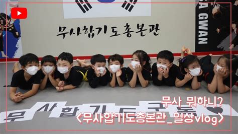 합기도관장의 일상vlog 무사합기도총본관 놀면뭐하니 합기도배우기 YouTube