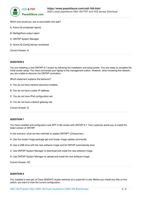 PPT Free NetApp NS Exam Practice Questions PowerPoint Presentation ID