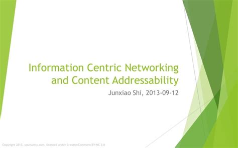 Information Centric Networking And Content Addressability Ppt