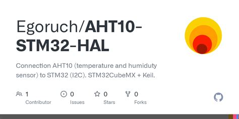 Github Egoruch Aht Stm Hal Connection Aht Temperature And Humiduty Sensor To Stm
