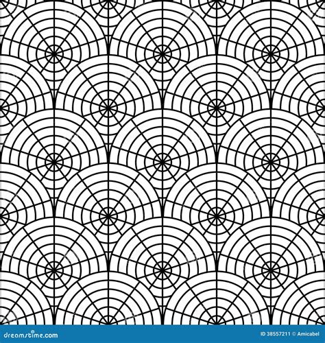 Design Seamless Monochrome Spider Web Pattern Mon Stock Vector Illustration Of Geometric