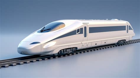 Free Photo View Of 3d Modern Train Model
