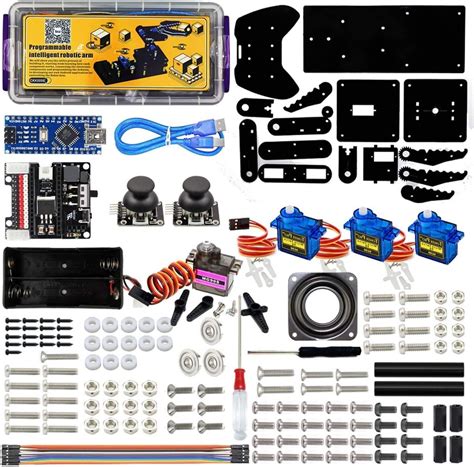 Adeept Diy Robot Model Kit Dof Robot Arm With Handle Steam