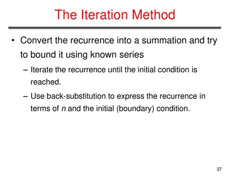 Algorithms Recurrences Ppt Download