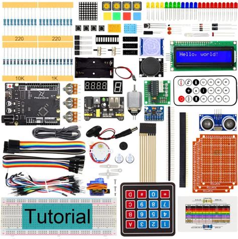An Expanded Arduino Kit Based On An Arduino Uno R3 Board To Build 51 Projects Freenove Ultimate