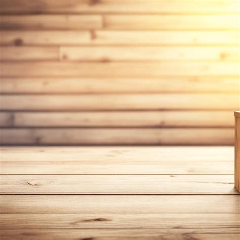 Premium Photo Empty Wooden Table