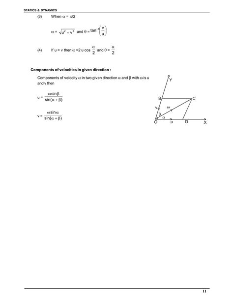 Statics Dynamics Notes For Notes For Class IIT JEE NEET