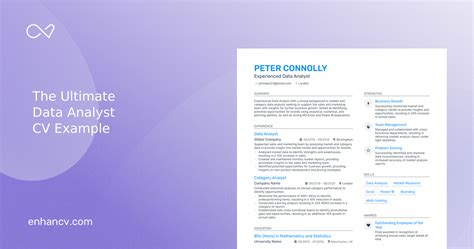 Data Analyst CV Examples For