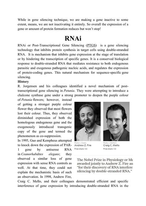 Gene Silencing And Rnai Pdf