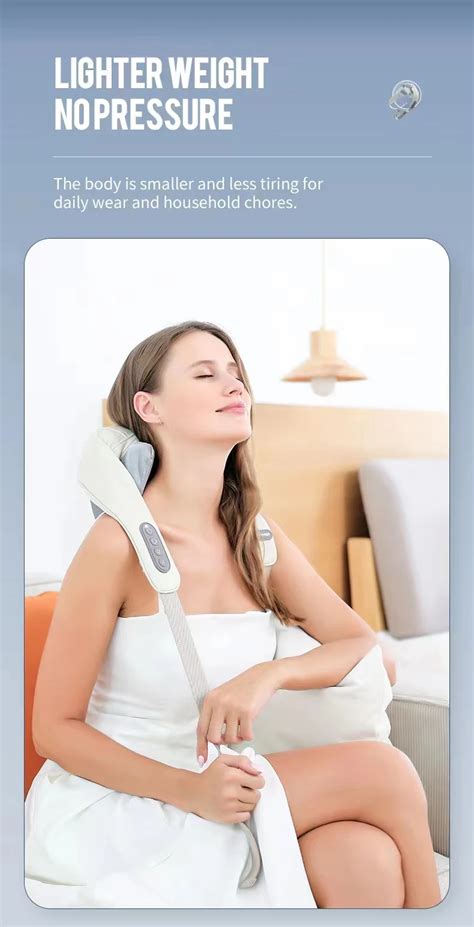 Shiatsu Back Neck Massager With Heat Electric Massager Myhomelyproduct