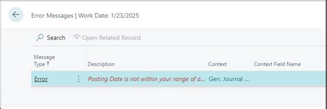 Real Things Im Asked Microsoft Dynamics 365 Business Central Posting Date Is Not Within Your