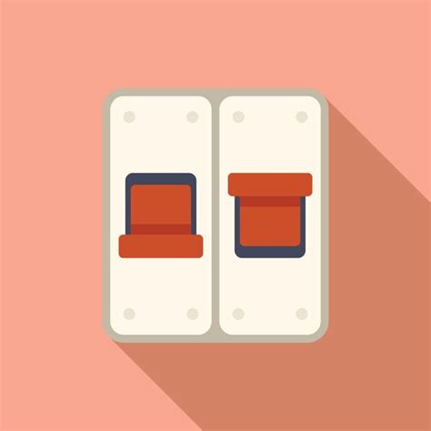 Premium Vector Power Breaker Icon Flat Vector Fuse Box Safety Power