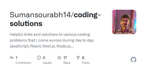 Github Sumansourabh14coding Solutions Helpful Links And Solutions