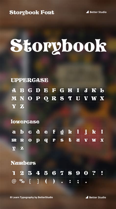 Storybook Font Cricut