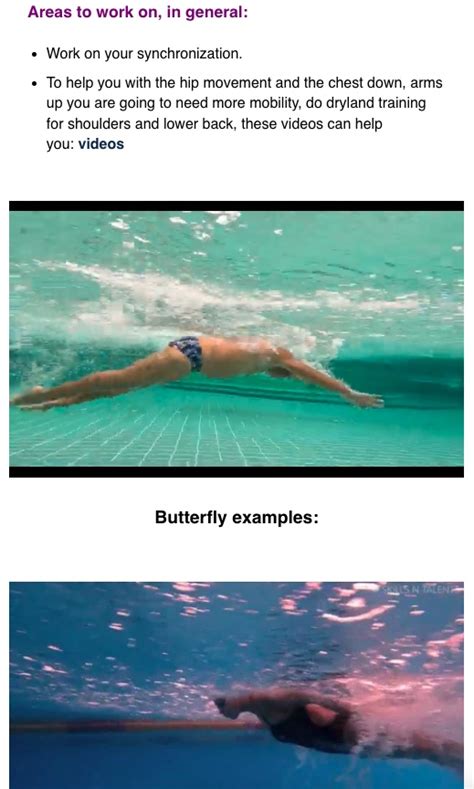 Swim Video Analysis Skillsnt Swimming