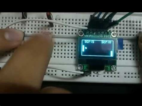 Pong Game On Oled Using Arduino YouTube