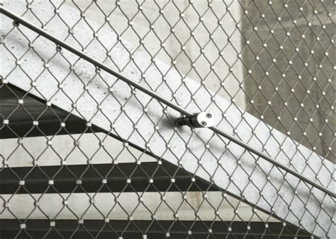 Protective Balustrade Safety Netting Ferruled Mesh High Security For