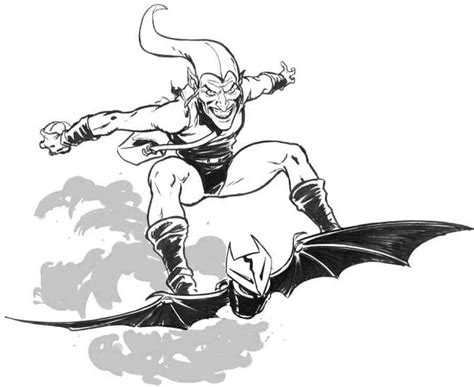 Зеленый Гоблин Разукрашки 70 фото