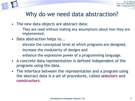 Ppt Introduction To Computer Science I Topic 2 Structured Data Types Data Abstraction