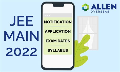 JEE MAIN Notification Application Exam Dates Syllabus ALLEN Overseas