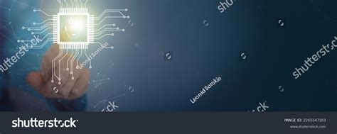 Machine Deep Learning Algorithms Artificial Intelligence Stock Photo