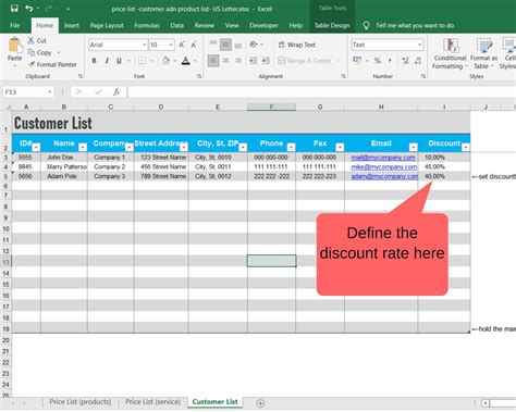 Advanced Price List Template Excel Google Sheets PDF Convertible Wholesale Product Price