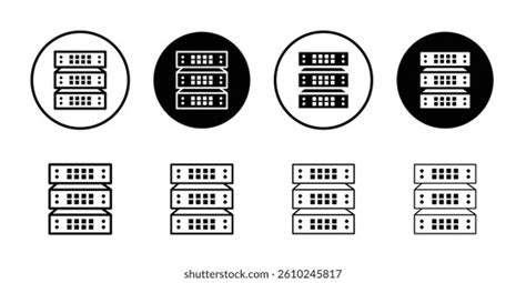 Network Switch Icon Logo Symbol Sign Stock Vector Royalty Free