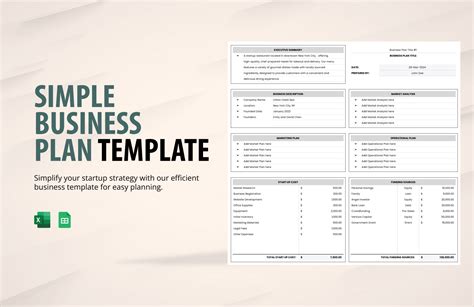 Simple Business Case Template Excel