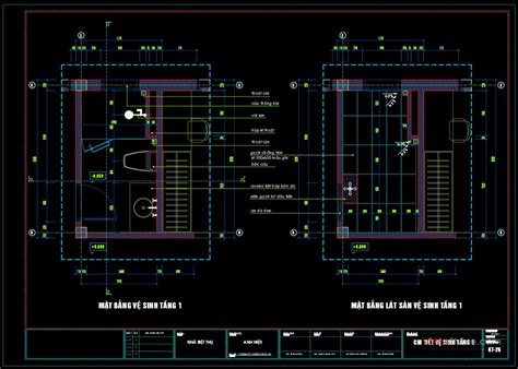 93 WC Layout Plan And Elevations Details AutoCAD Drawing Download