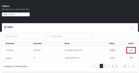 Block A Users Account