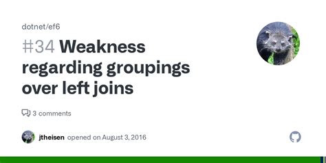 Weakness Regarding Groupings Over Left Joins · Issue 34 · Dotnetef6
