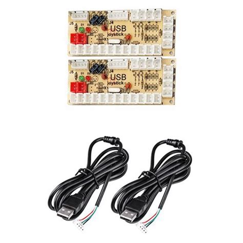 Arcade DIY Kit Part 2X 8 Way Joystick 16X LED Il Vicedeal