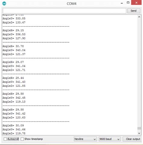 Measure Tilt Angle Using Mpu Gyro Accelerometer Arduino