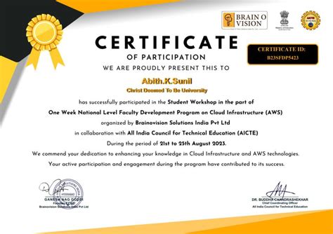 Abith Sunil On Linkedin Brainovision Fdp Professionaldevelopment