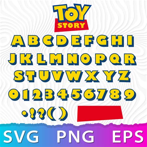 Toy Story Font Svg Inspire Uplift