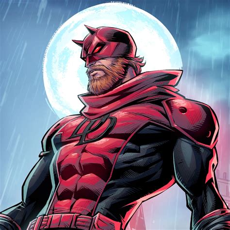 Patrick Brown Heres The King Daredevil Piece So Far I Had A Lot Of