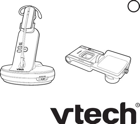 Vtech Telecommunications 80 0348 00 Dect 6 0 Cordless Headset Base