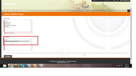 Wt 11395 Lb Quick Links System Utilization Report After Deselecting All User Type User