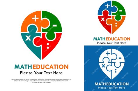 Premium Vector Math Education Logo Template Illustration There Are