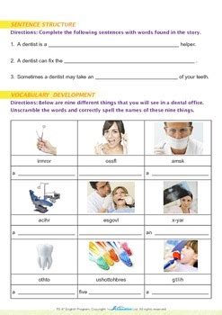 Community Helpers Dentists Grade 3 Tpt