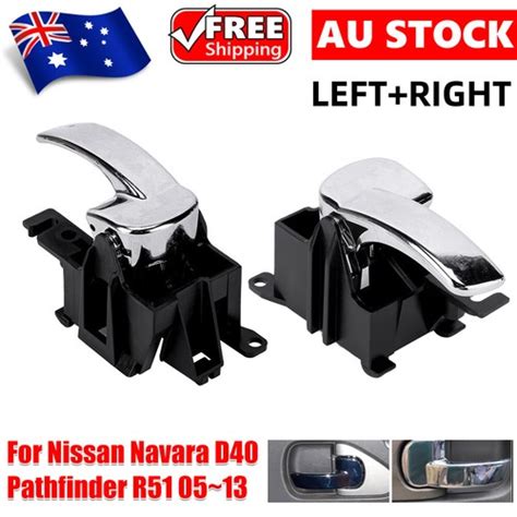 Pair Inner Door Handle For Nissan Pathfinder R51navara D40 05~13 Front