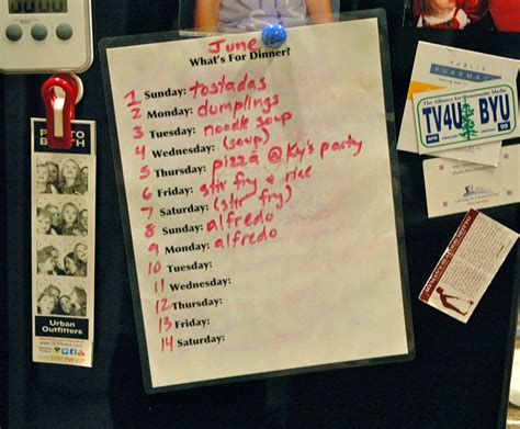 How I Menu Plan What Can We Do With Paper And Glue