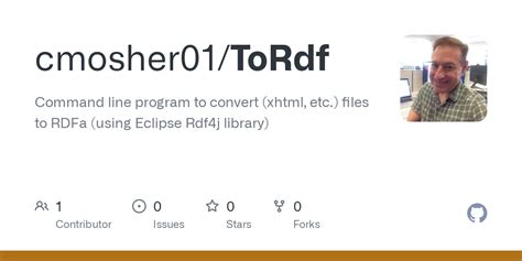 github cmosher01 tordf command line program to convert xhtml etc