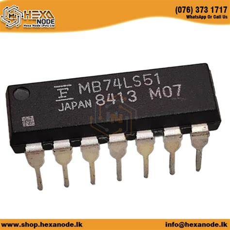 74ls51 Dip Dual 2 Wide 2 Input And Or Invert Gate Hexa