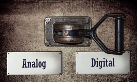 How To Survive The Analog To Digital Transition Part 1 Letting Go