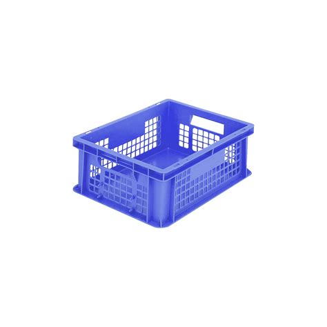 Bn Euro Stacking Container Bito Perforated Walls And Solid Base Kaiserkraft