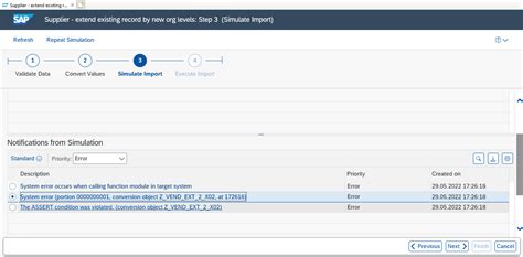 Solved Error Message Encountered When Extending Suppliers Sap Community