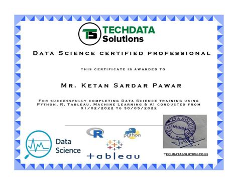 Datascience Training Datascience Share Ketan Pawar