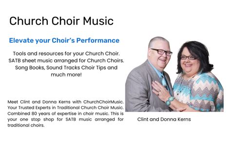 Church Choir Music Sheet Music And Other Resourses